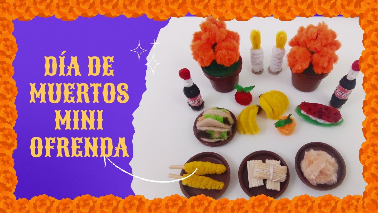 ELEMENTOS PARA MINI OFRENDA DE DIA DE MUERTOS/MINIATURAS PARA EL ALTAR ...
