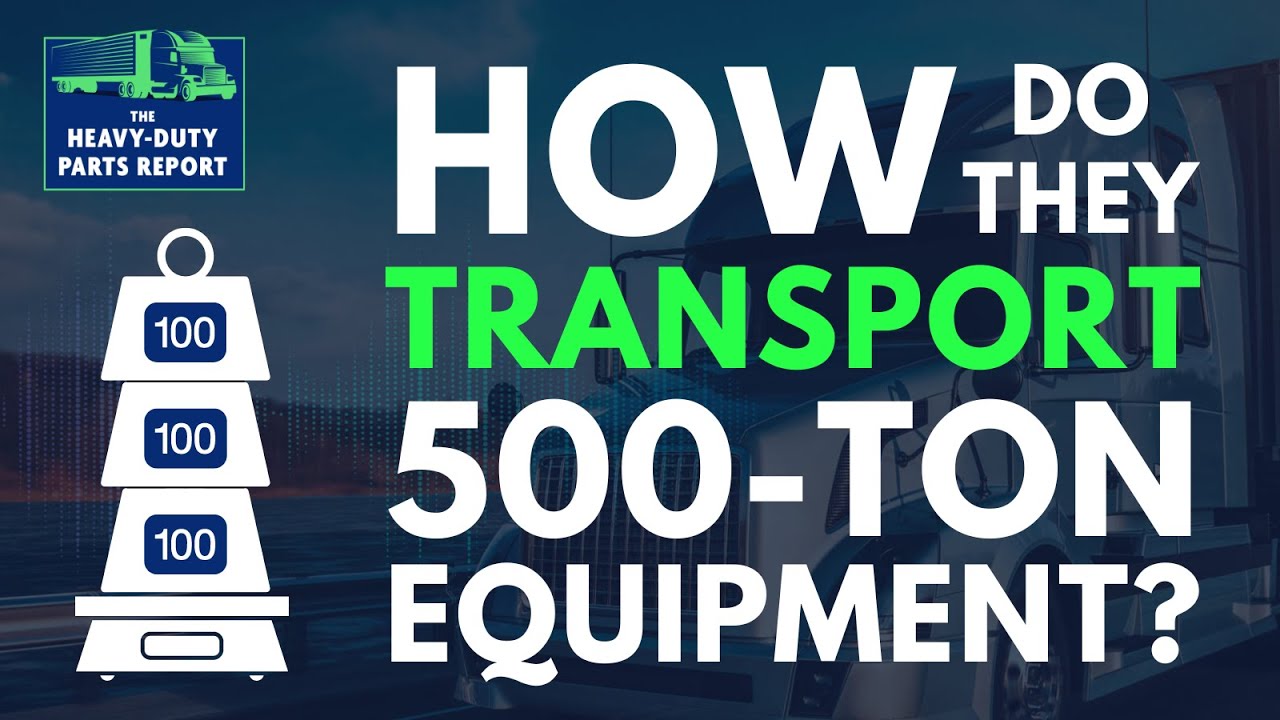 How do they Transport 500-ton Equipment? - YouTube