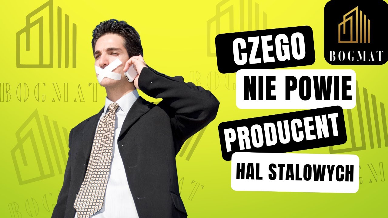 Czego nie powie producent hal stalowych. - YouTube