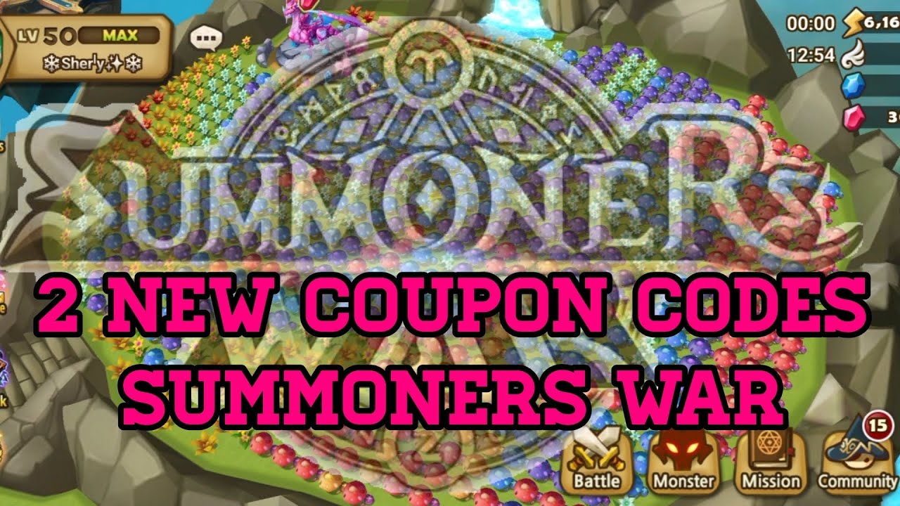 2 NEW COUPONS CODE SUMMONERS WAR - YouTube