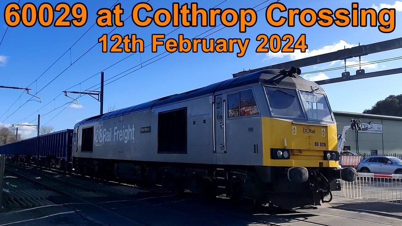 60029 ' Ben Nevis' at Colthrop Crossing | 12th February 2024 - YouTube