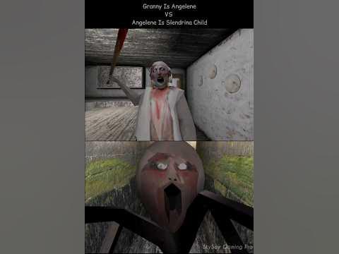 Granny Is Angelene Vs Angelene Is Slendrina Child | Jumpscare Battle #Shorts #SkySayGamingPro ...