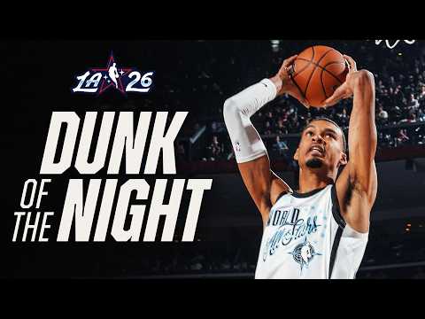 Wemby spins to his left and detonates with the two‑hand jam! A Dunk of the Night at All-Star Game!
