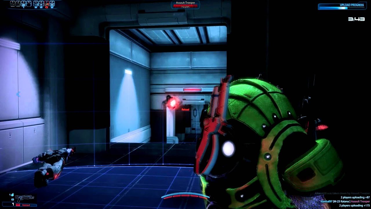 Mass Effect 3: Krogan Soldier Multiplayer Gameplay - YouTube