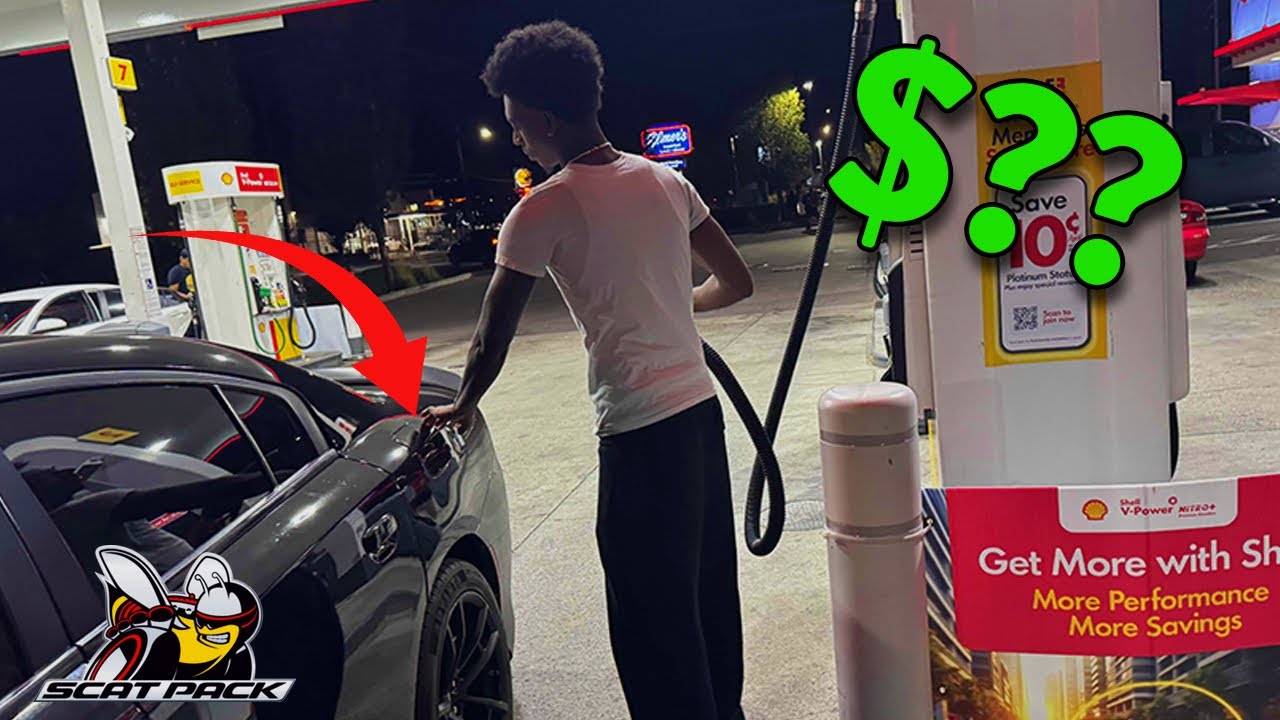 How Much Does It Cost To Fill Up A Dodge Charger Scatpack?? - YouTube