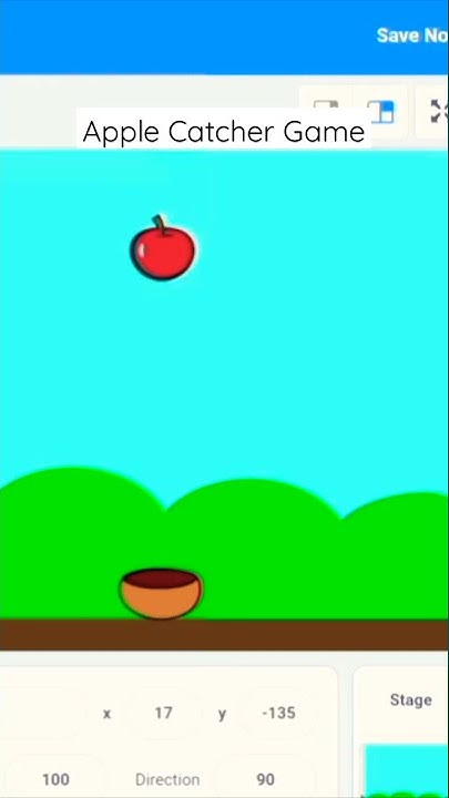 Apple Catcher Game ( In Scratch 2.0 App) || PRATYUSH SAINI || #shorts - YouTube
