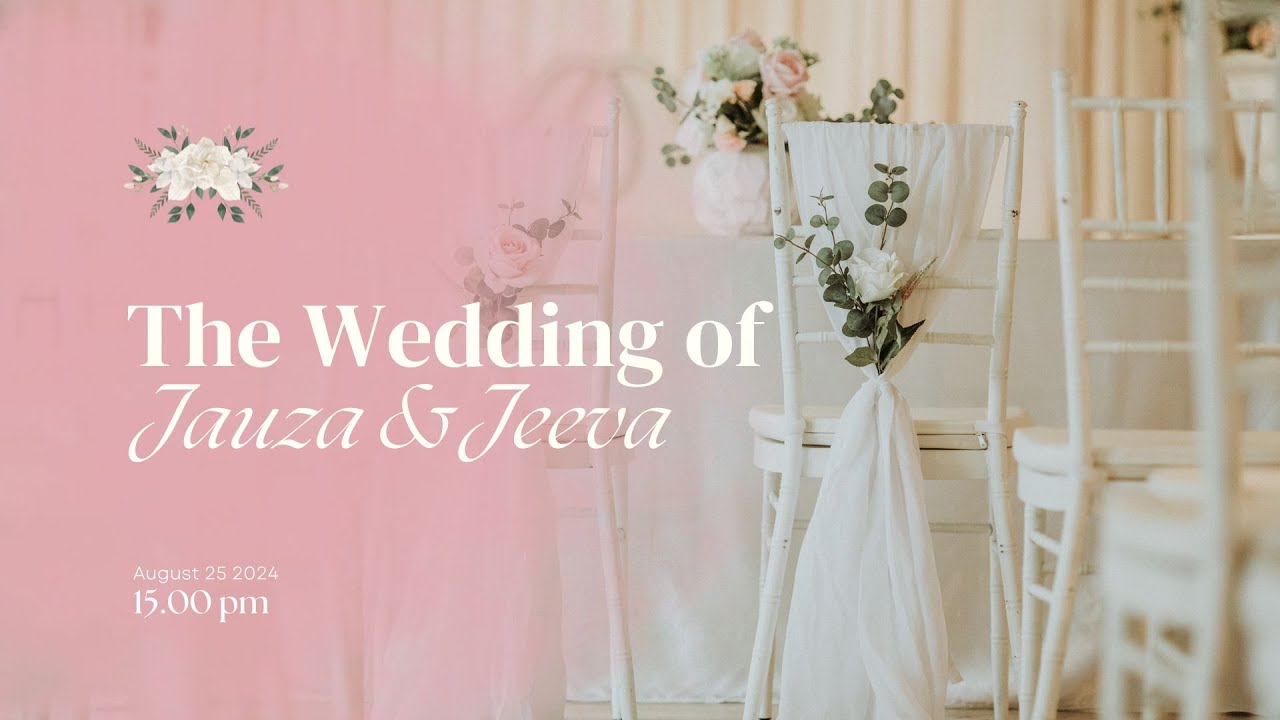 The Wedding of JEEVA and JAUZA - YouTube