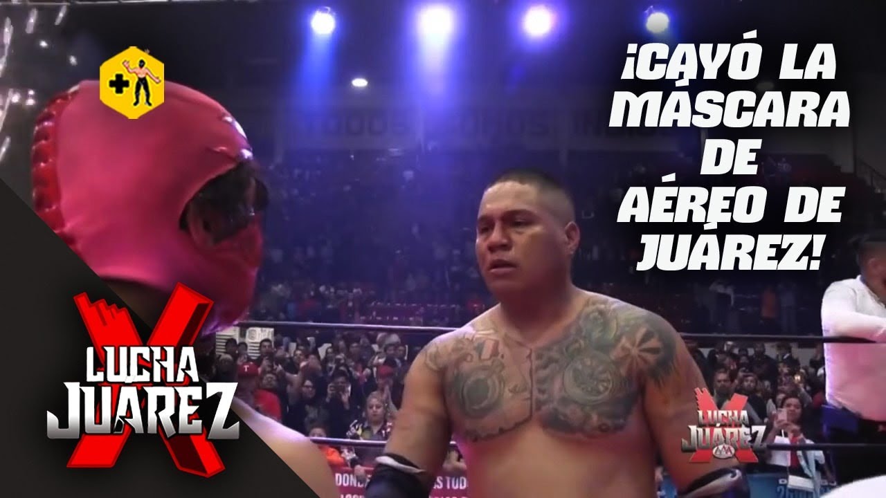 Villano III Jr. desenmascaró a Aéreo de Juárez - YouTube