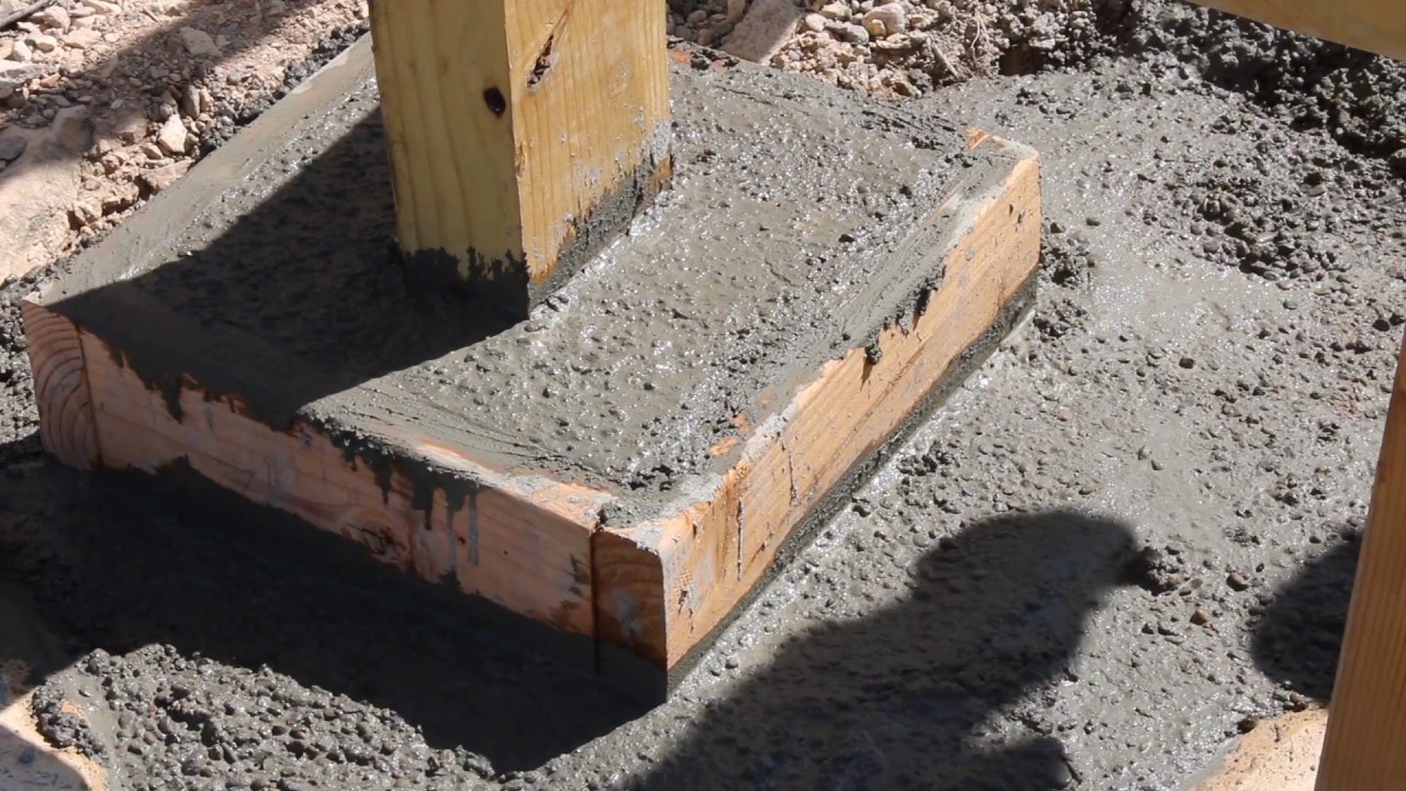 porch post pours - YouTube