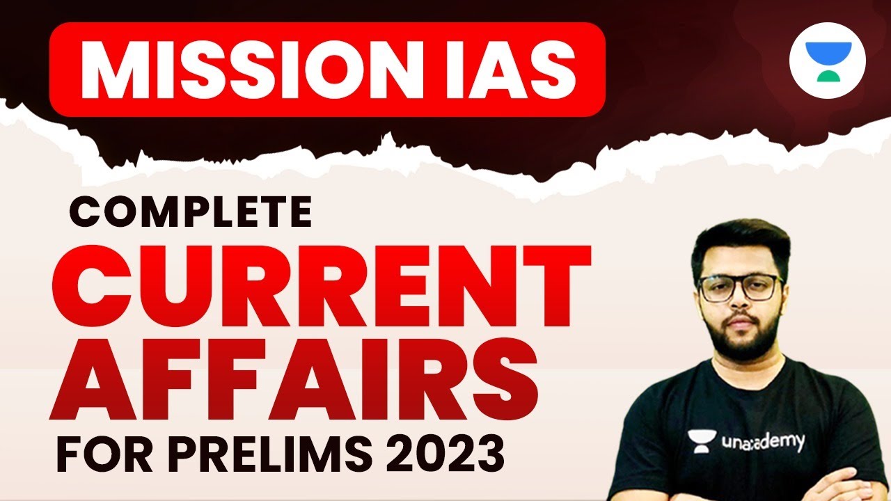 Complete Current Affairs for UPSC CSE Prelims 2023 | Launch Event | Siddharth Singh - YouTube