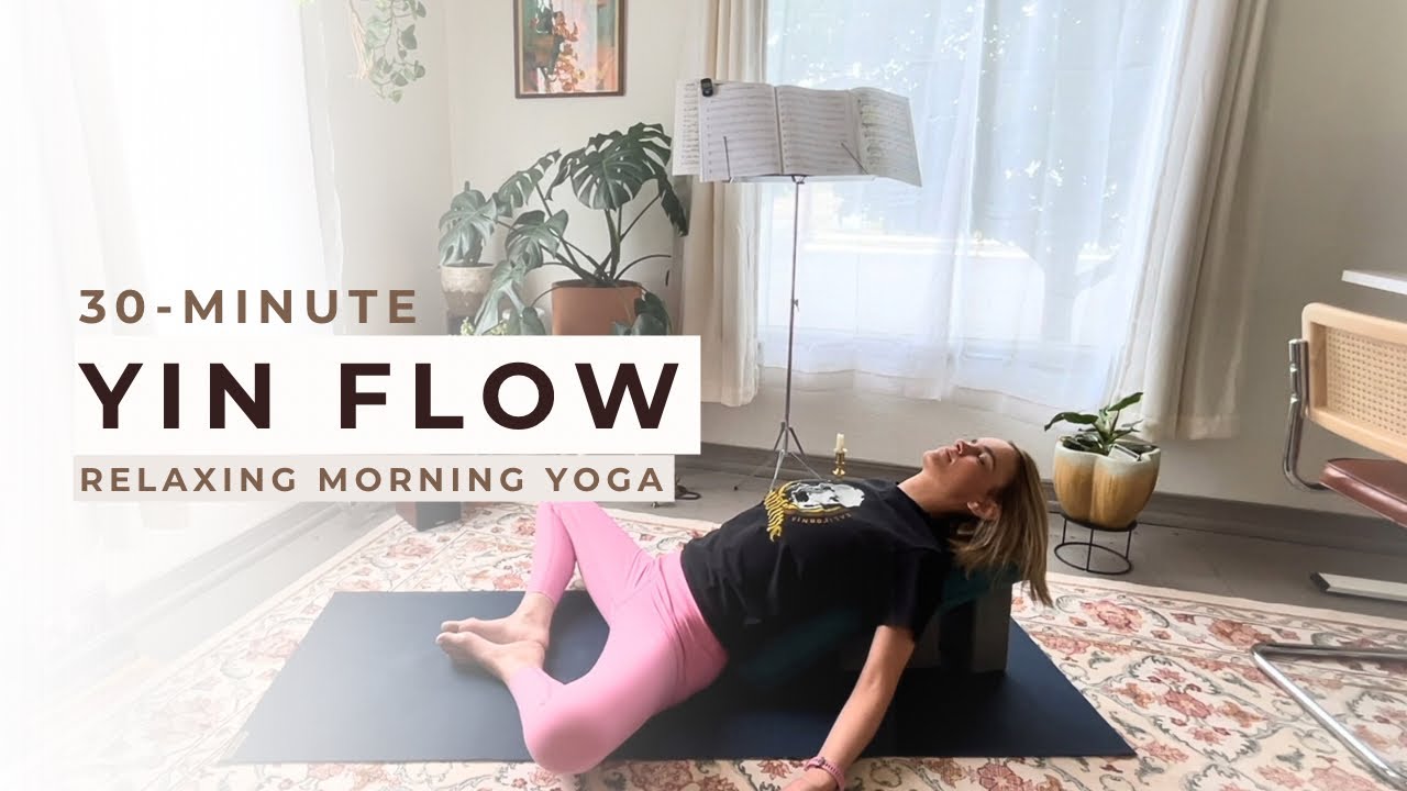 30-minute yin yoga flow with deep bends and twists (MORNING YOGA) - YouTube