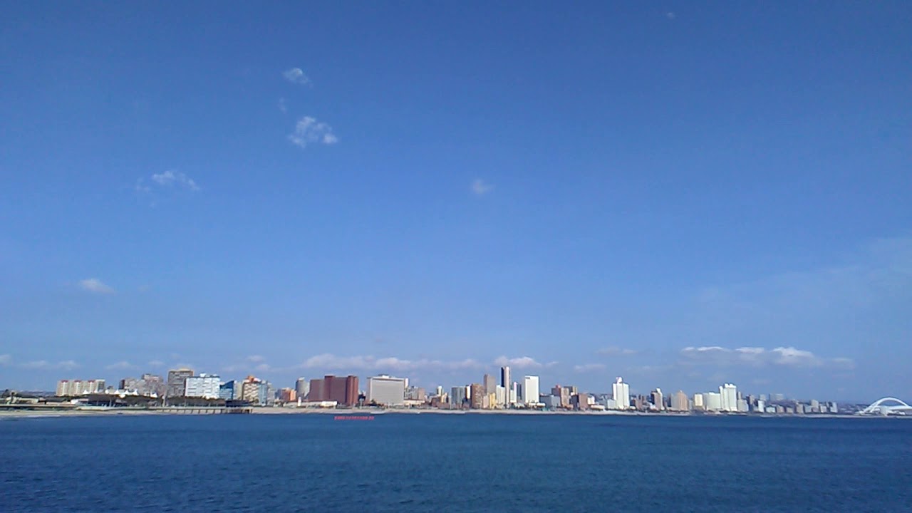 Beautiful view of the Sea and the surroundings... Durban. - YouTube