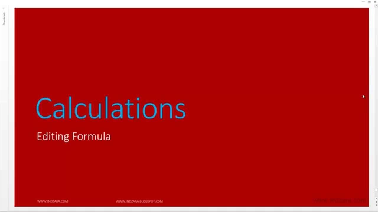 Useful Excel for Beginners - Chapter 8 Lesson 2 - Calculations ...
