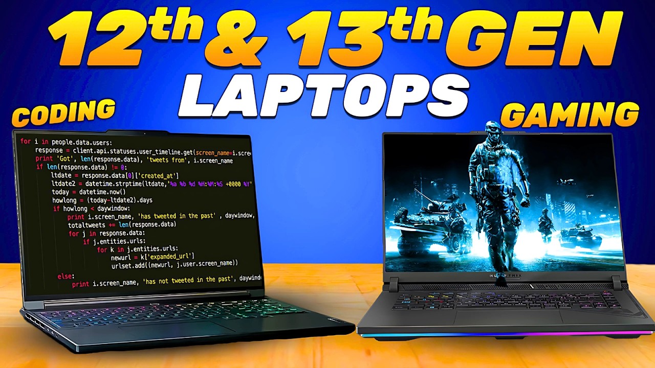 New 12th & 13th Gen Laptops Under ₹50,000🔥2025's Pick: Best Laptop ...
