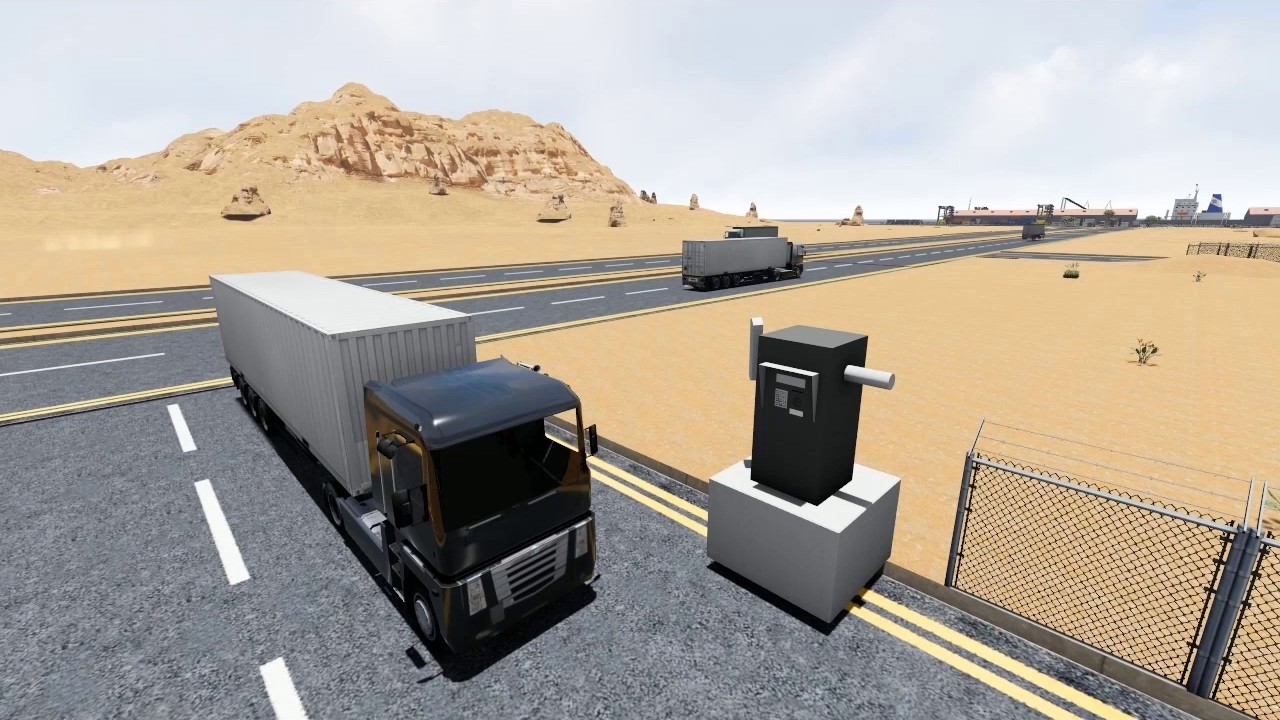 Jeddah Islamic Port Marshalling Yard V3 - YouTube