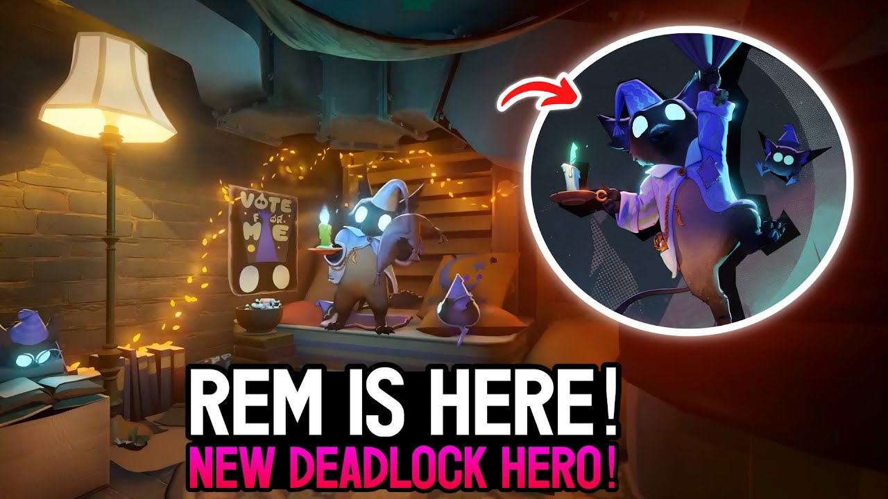 FIRST LOOK at REM - New Deadlock Hero! - YouTube