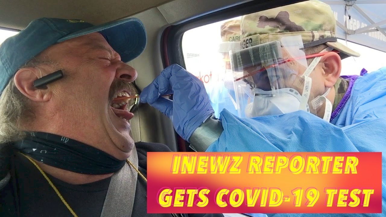 iNewZ Reporter, Neil Carlson Gets Tested For COVID-19 - YouTube