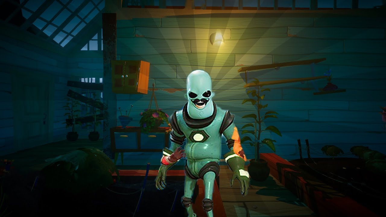 Secret Neighbor Alien Neighbor Gameplay - YouTube
