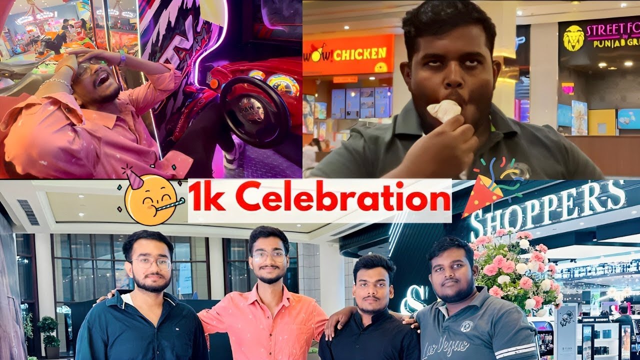 1K CELEBRATION🥳 |BOOKED FULL FUNZONE FOR 1 DAY - YouTube