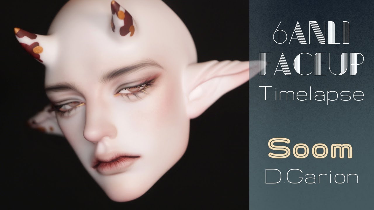 [6Anli BJD Faceup] Soom - D.Garion Faceup Timelapse - YouTube