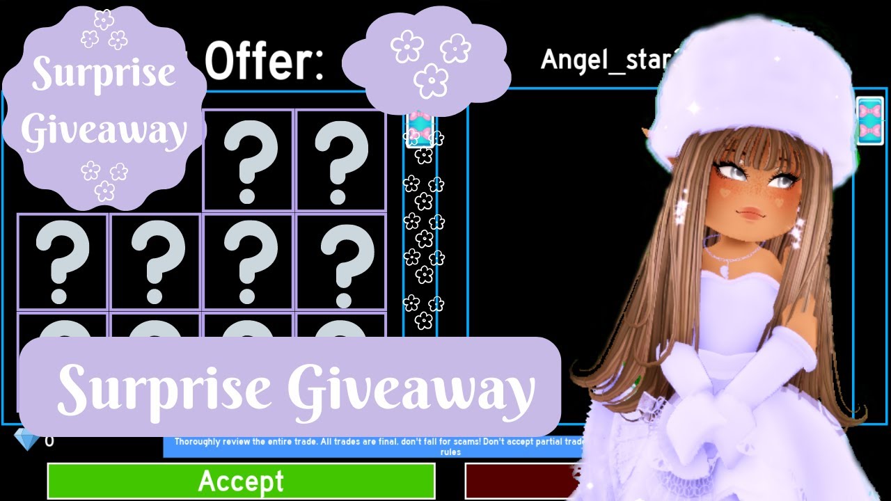 ROYAL HIGH GIVEAWAY | Surprise Giveaway | Royal High|♡Closed ♡ - YouTube