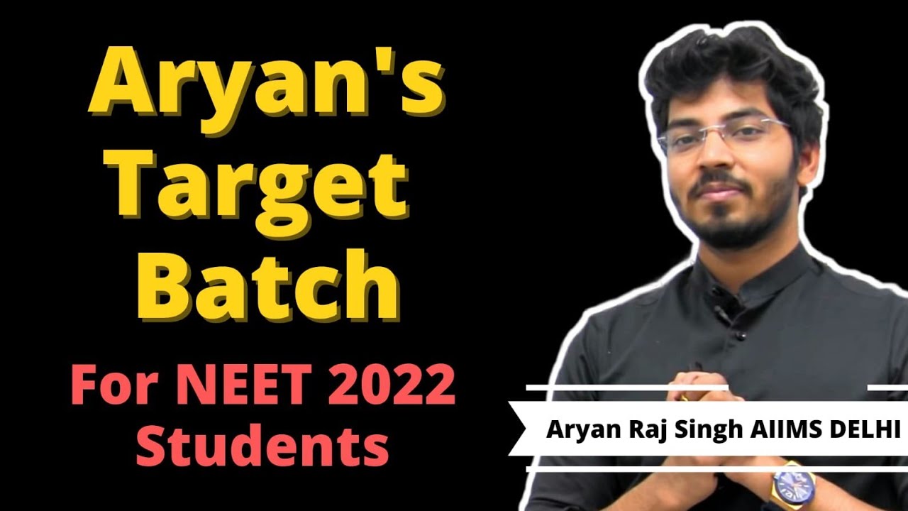 LAUNCHING TARGET's Batch for NEET 2022 aspirants - YouTube