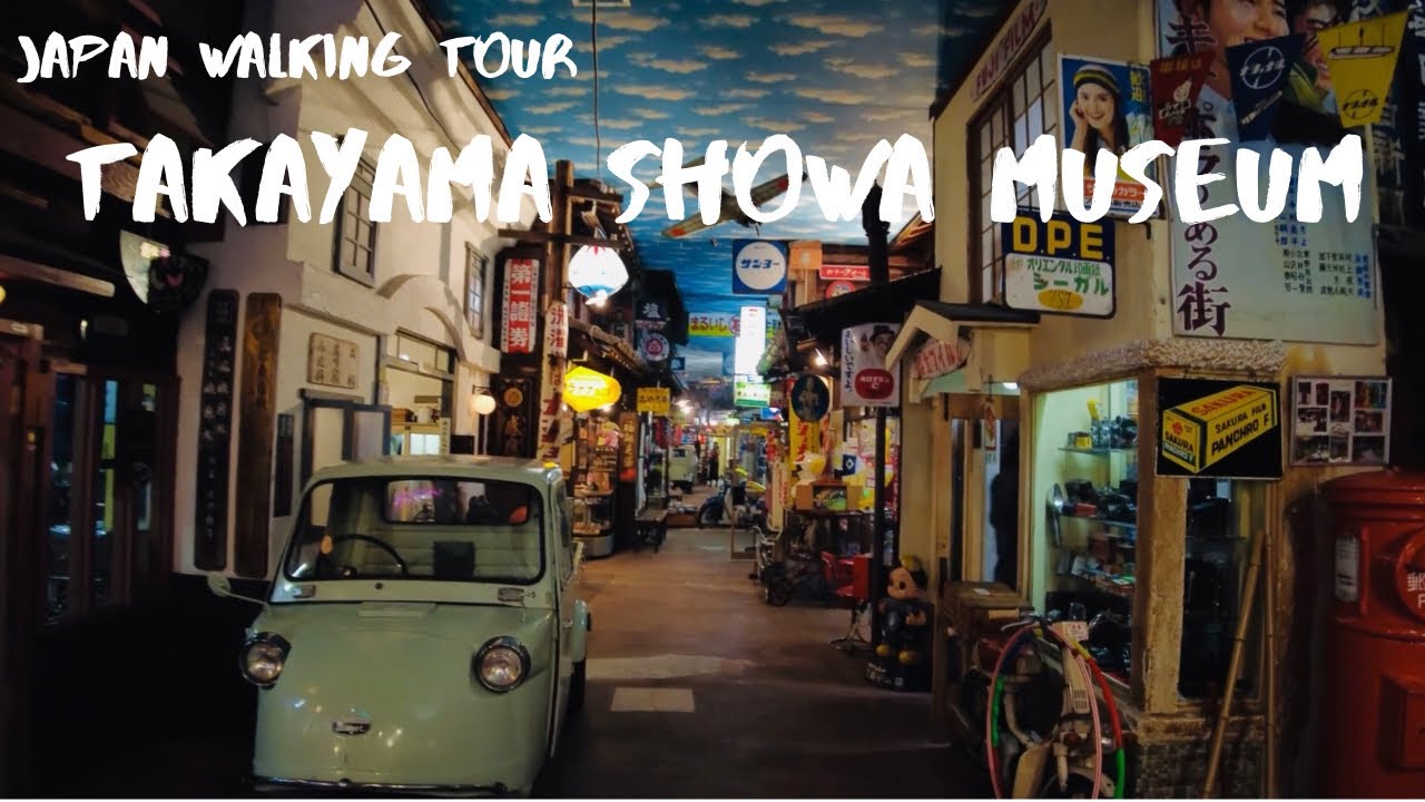 【Japan Walk Tour】Takayama Showa Museum 【Retro】 - YouTube