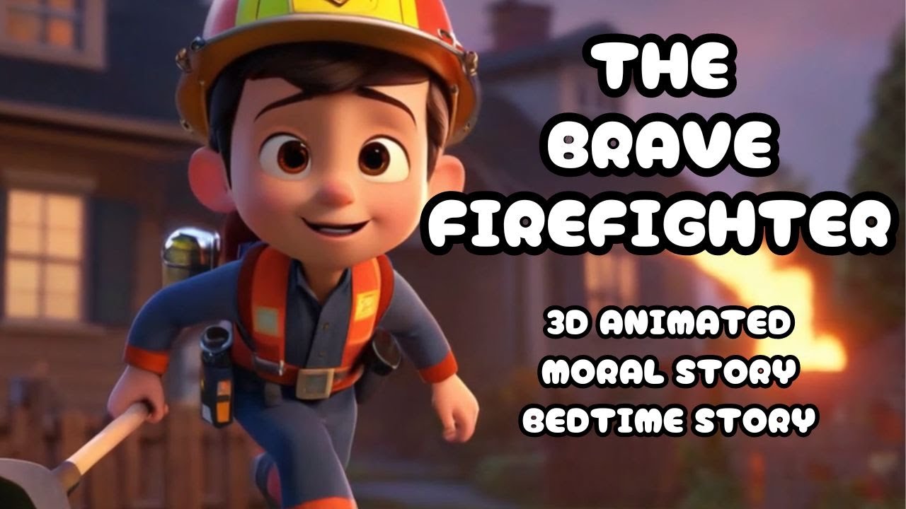 Brave Firefighter-Adventure Story, Moral Story, Bedtime Story ...