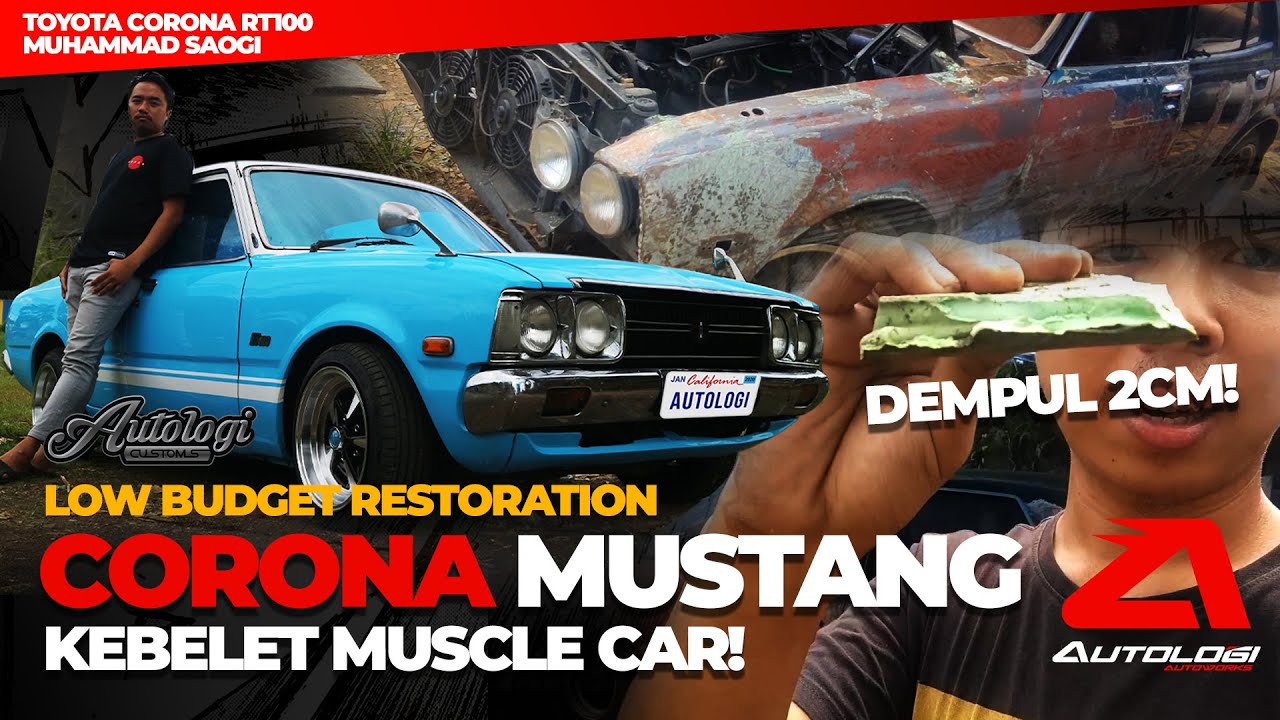 Toyota Corona Mustang RT100 - American Style Ala Ford Mustang Restomod ...