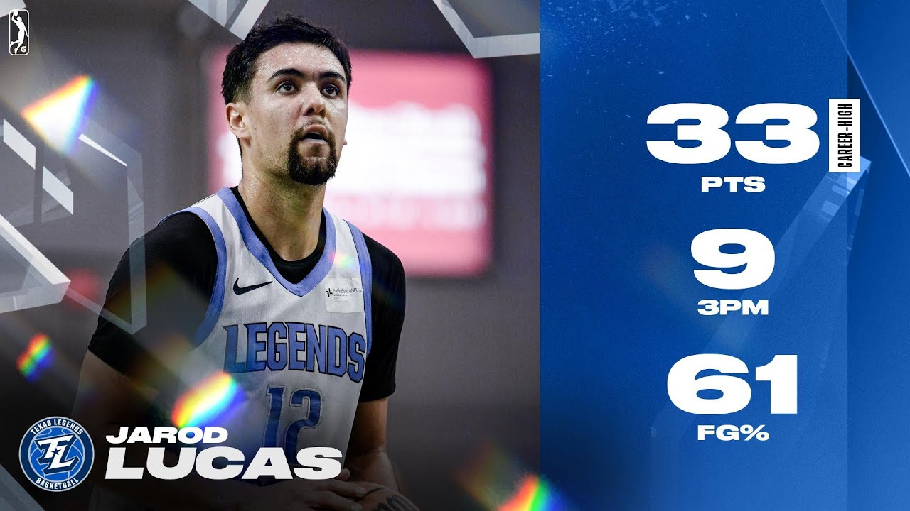 Jarod Lucas Erupts For A Career-High 33 PTS With Nine Threes In Legends ...