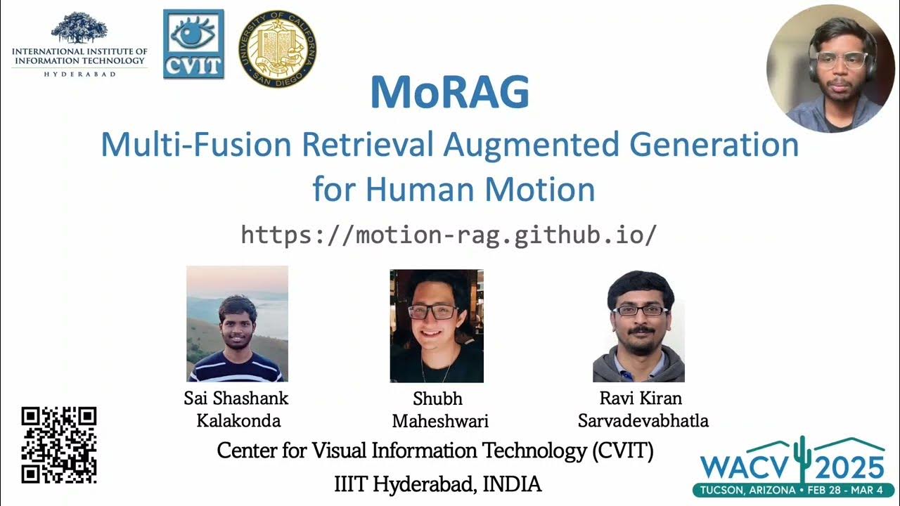 MoRAG (Multi-Fusion Retrieval Augmented Generation for Human Motion), WACV 2025 - YouTube
