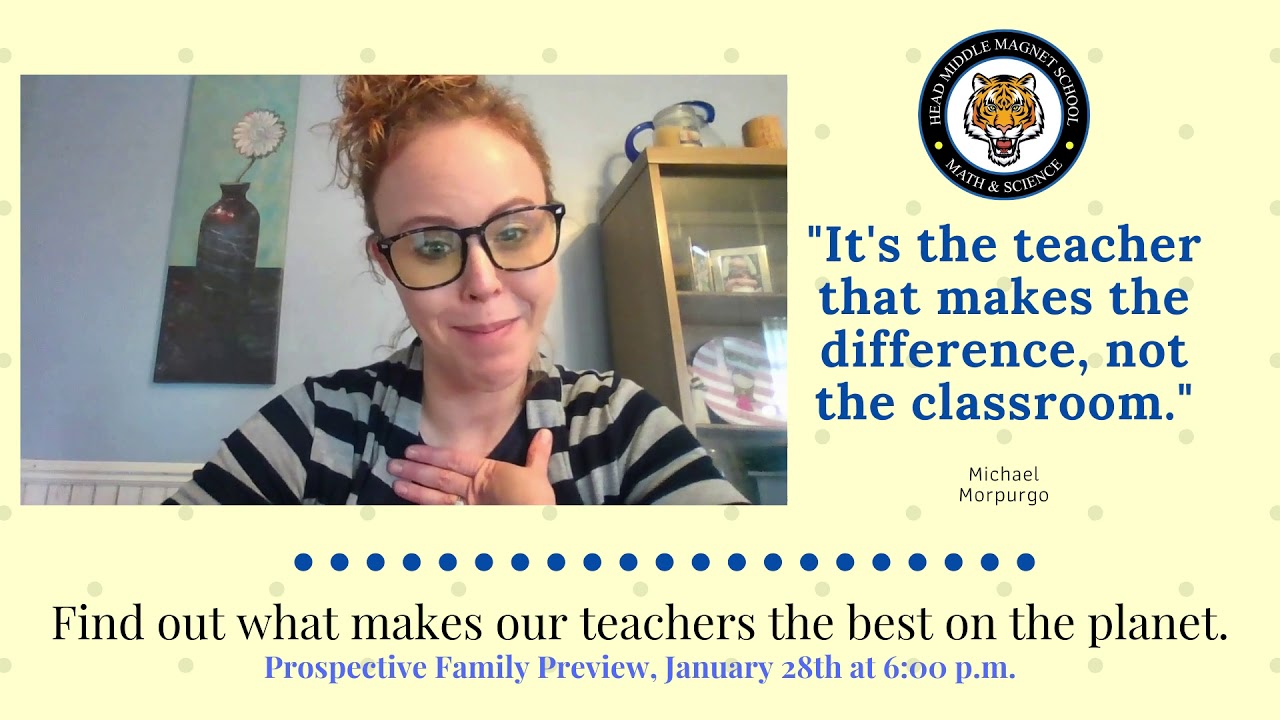 Head Middle Magnet School - Ms. Brown - YouTube
