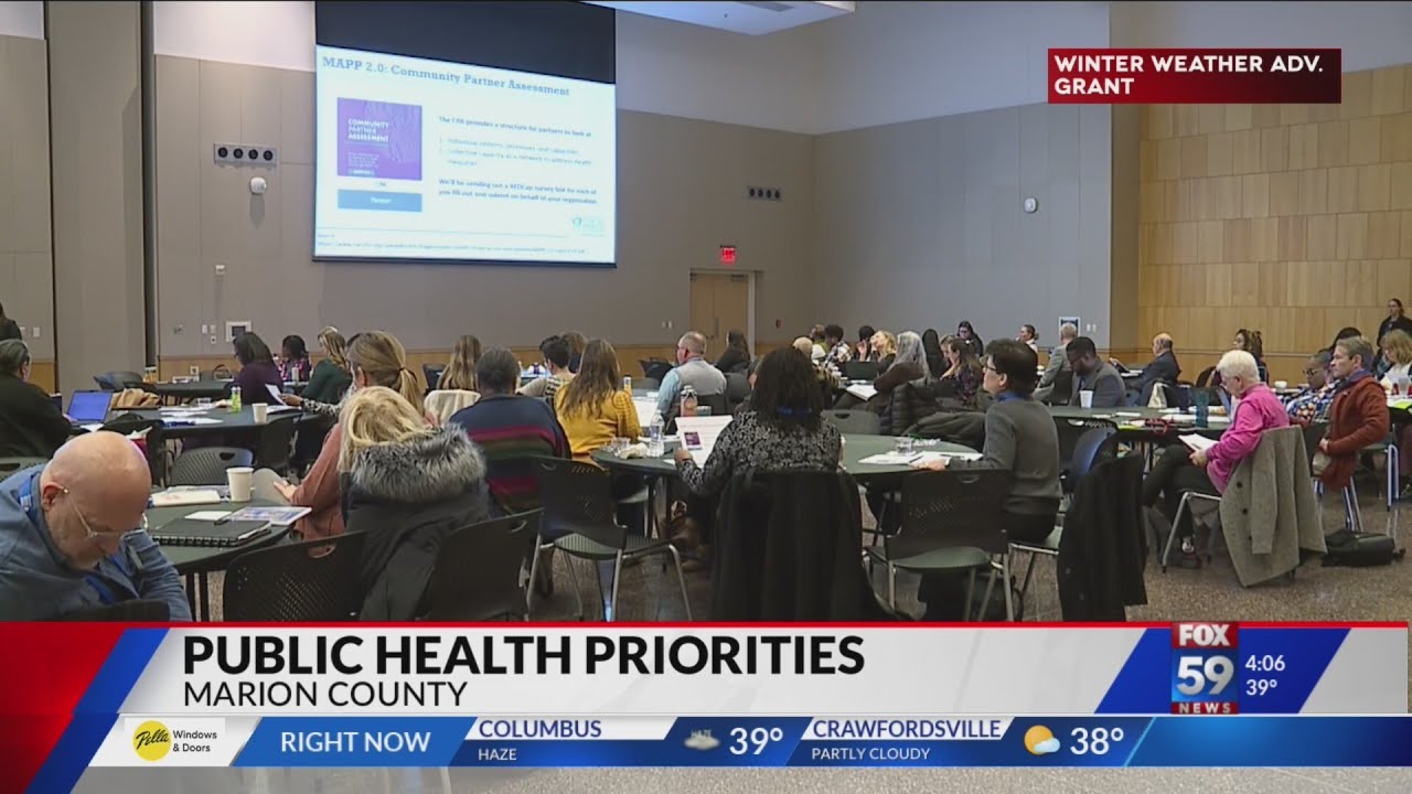 Indy five-year public health priorities identified - YouTube