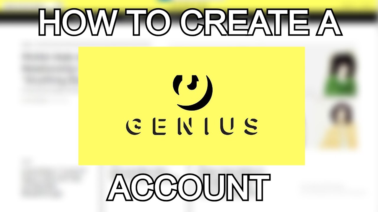 How to Create a GENIUS Account - YouTube