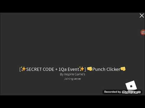Punch Clicker Roblox! (SECERT PET CODE REVEAL!) - YouTube