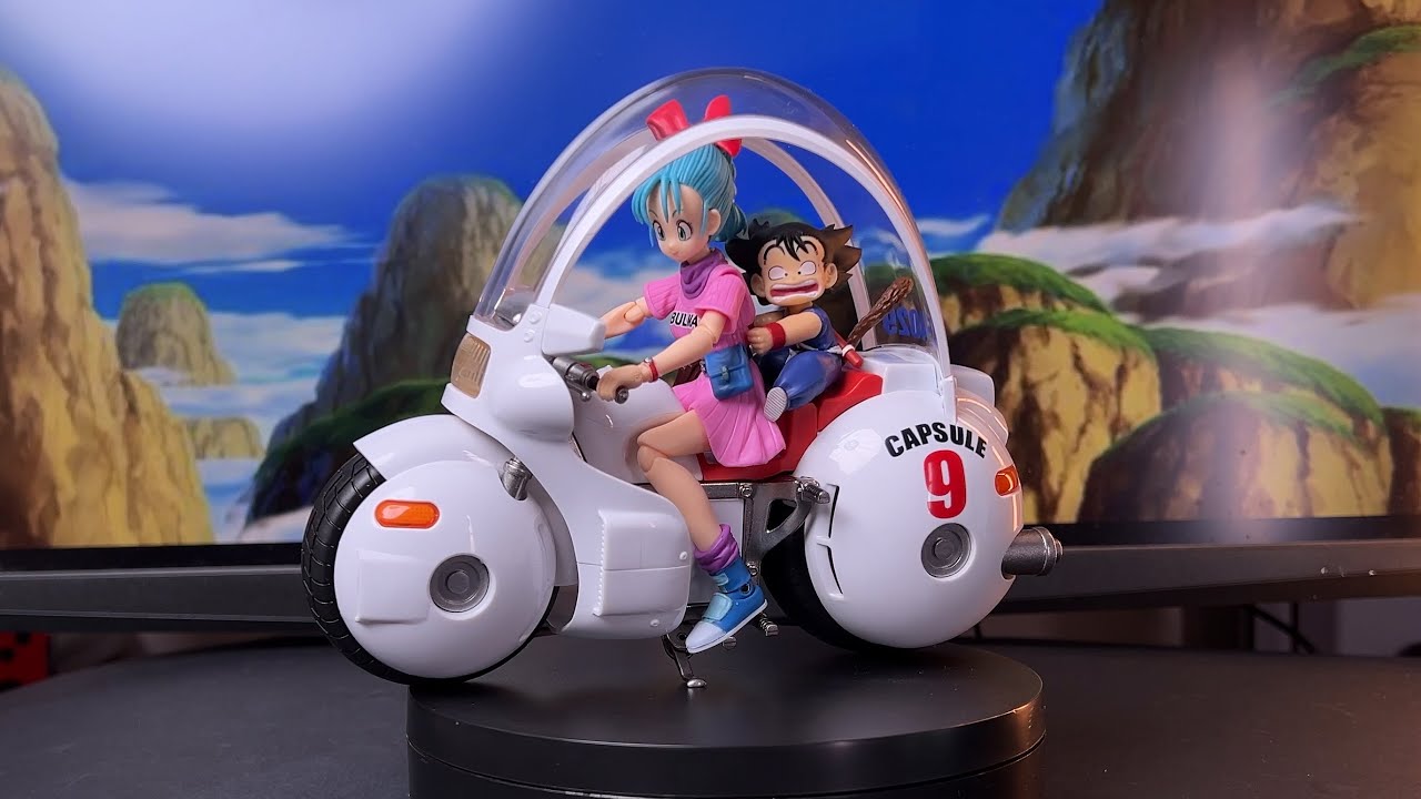 Bulma Motorcycle Bandai S.H. Figuarts Dragon Ball Capsule No.9 - YouTube