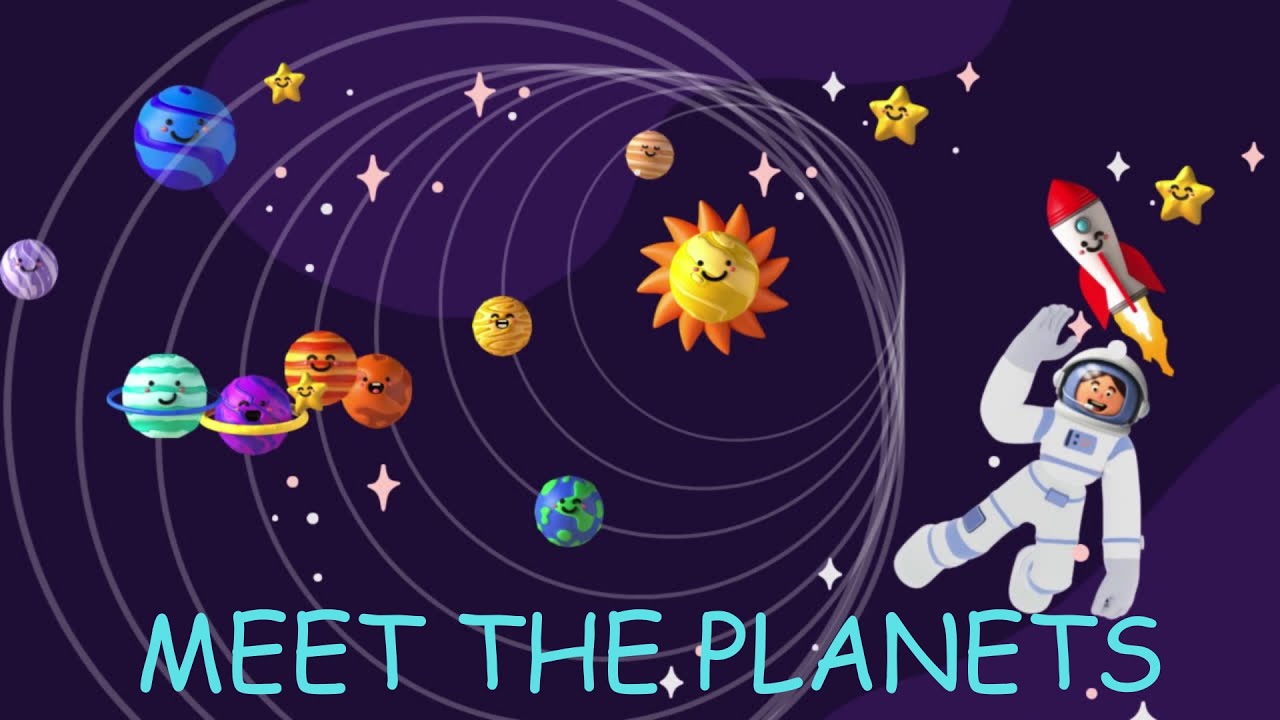 Meet The Planets - Learn Planets | Nursery Rhymes | Kids Learning ...