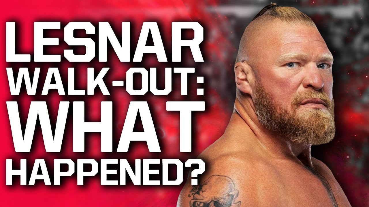 What REALLY Happened With Brock Lesnar's WWE Walkout? | Reaction To ...
