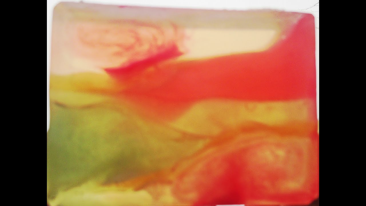 Swirling and Layering Melt and Pour Soap - YouTube