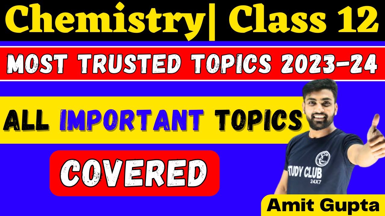 Important Topics Of Chemistry Class 12 | Important Topics Of Chemistry ...