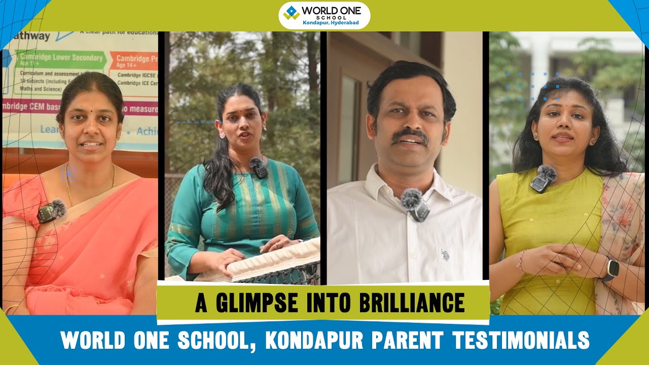 A Glimpse into Brilliance: World One School, Kondapur Parent ...