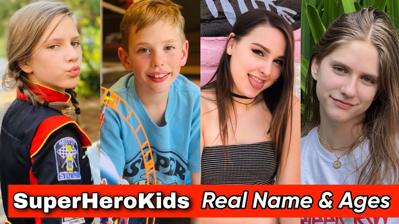 SuperHeroKids Family Members Real Name And Ages 2023 - YouTube