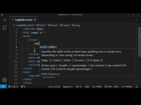 image Reflection in CSS - YouTube