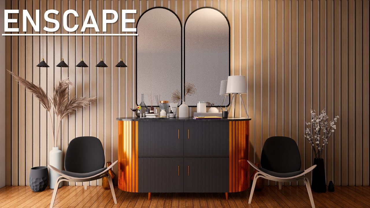 Enscape Interior Render Setting - Interior Decoration - YouTube
