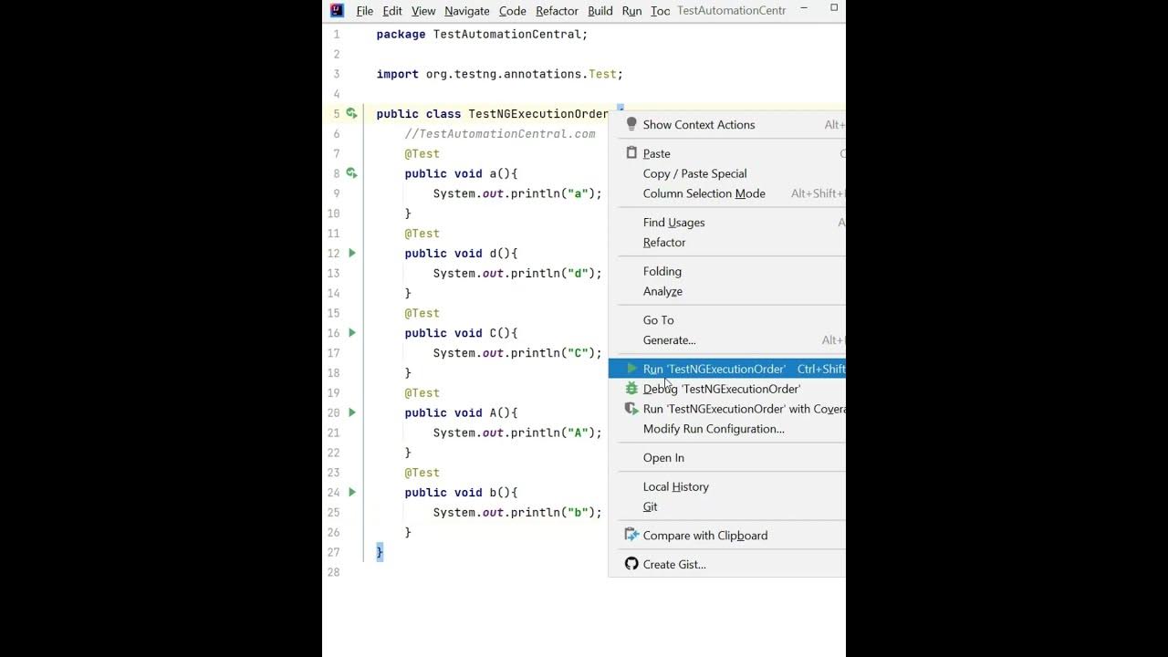 How is @Test Execution Order Determined for the method name in TestNG ...