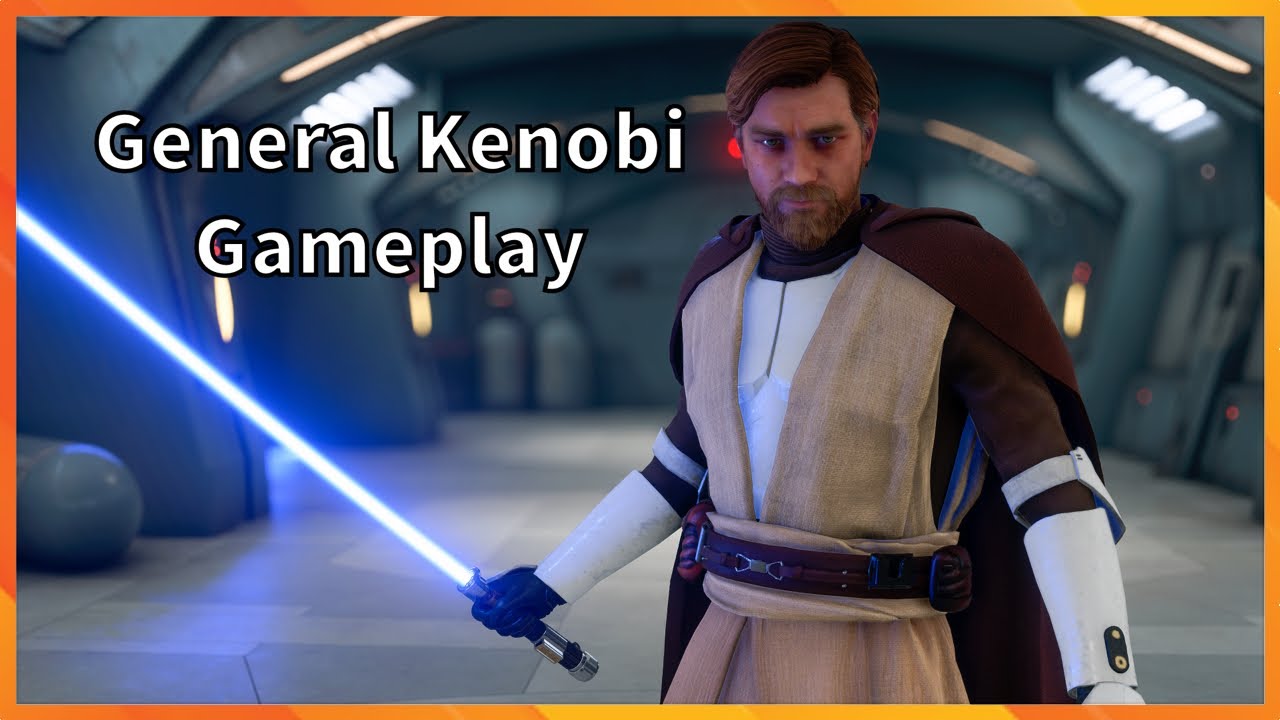 General Kenobi Gameplay Star Wars Battlefront 2 - YouTube