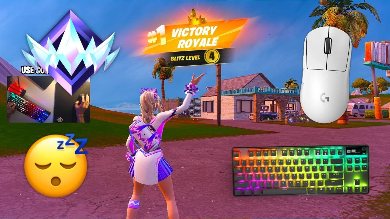 Fortnite Blitz Royale👑 Apex Pro TKL Satisfying Keyboard ASMR😴 Best ...