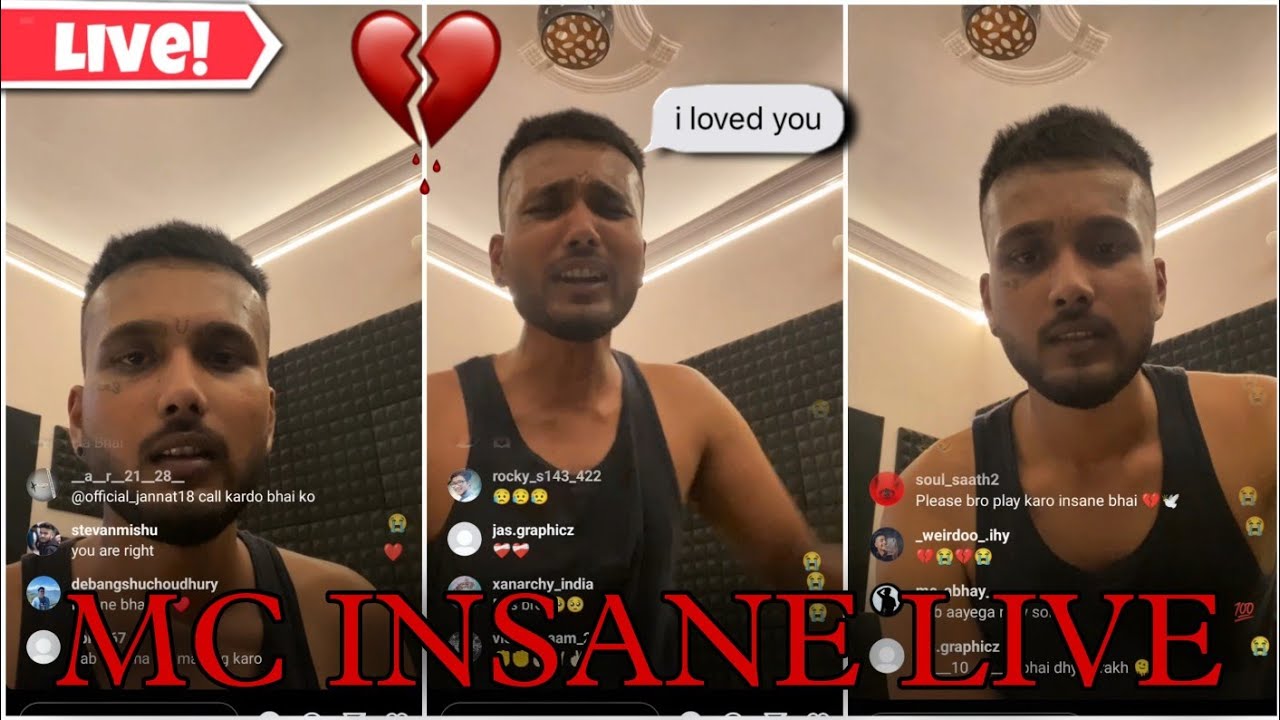 MC Insane Live | MC Insane Talking About Love Of his Life | MC Insane ...