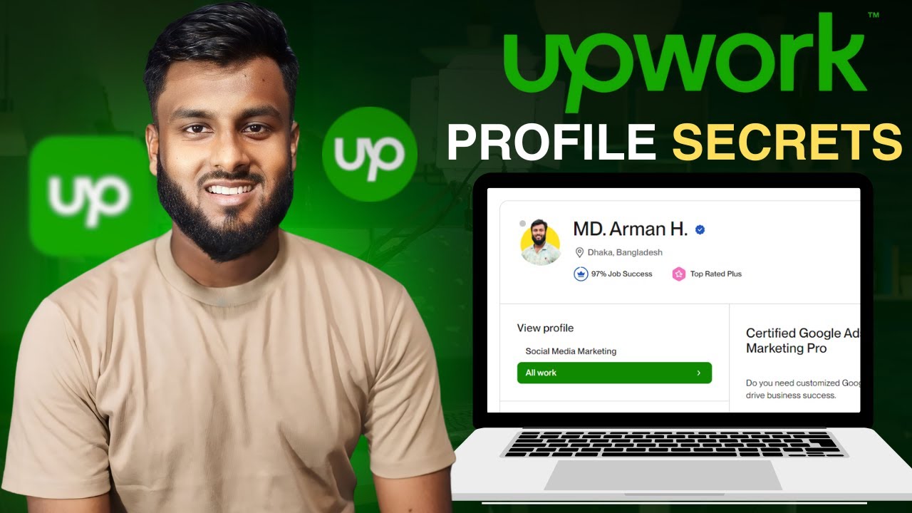 Upwork Profile Secrets I Used to Make OVER $5000/month Advanced Tips I Arman Hossen - YouTube