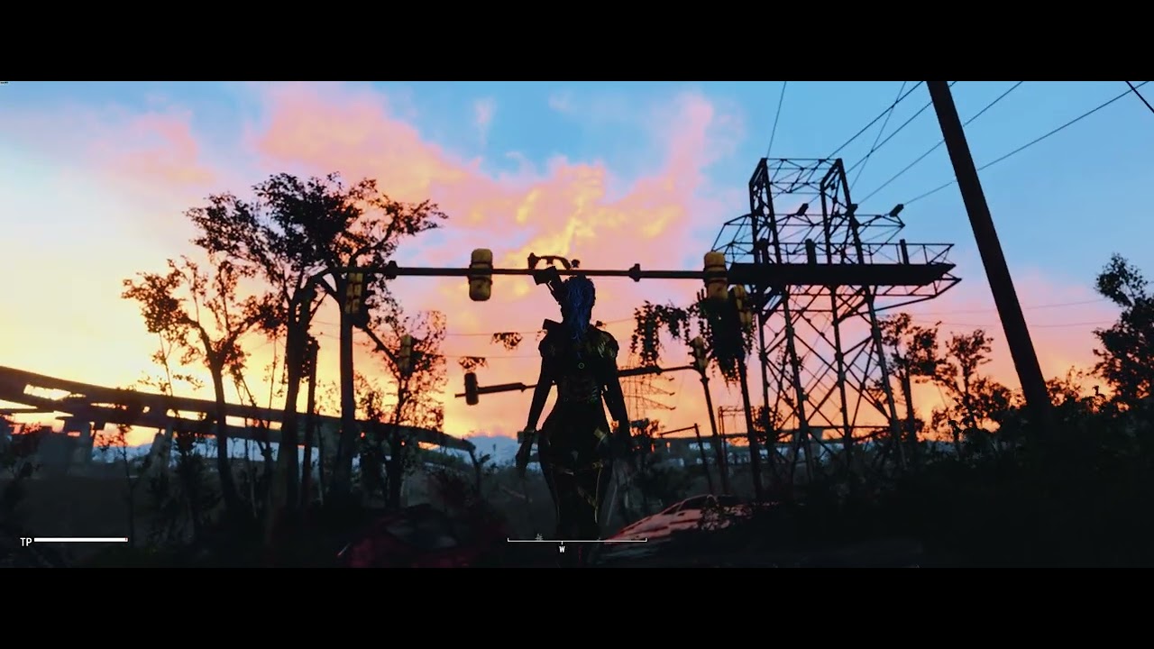 Fallout 4 4K Sunset Walk - YouTube
